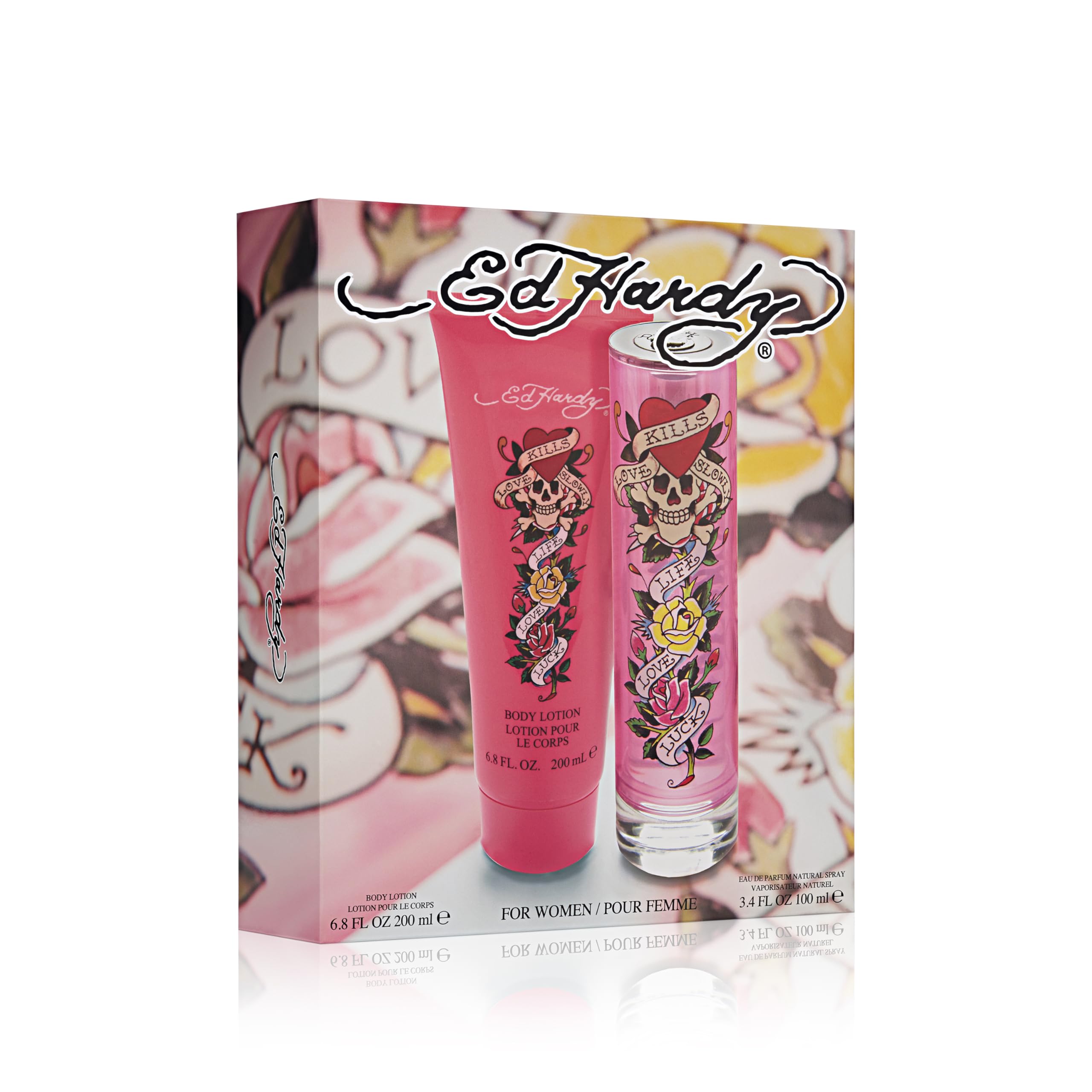 Ed Hardy Love Kills Slowly Women 2PC Gift Set by Ed Hardy Eau de Parfu ...